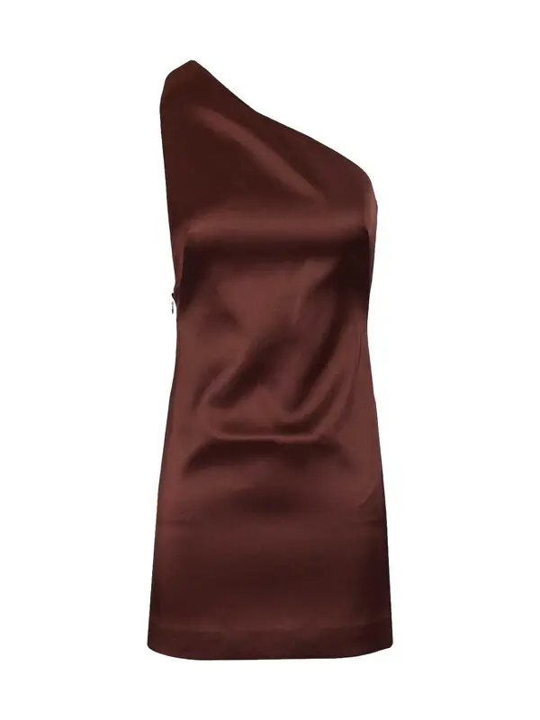 SELF-PORTRAIT Mini Dress - Brown
