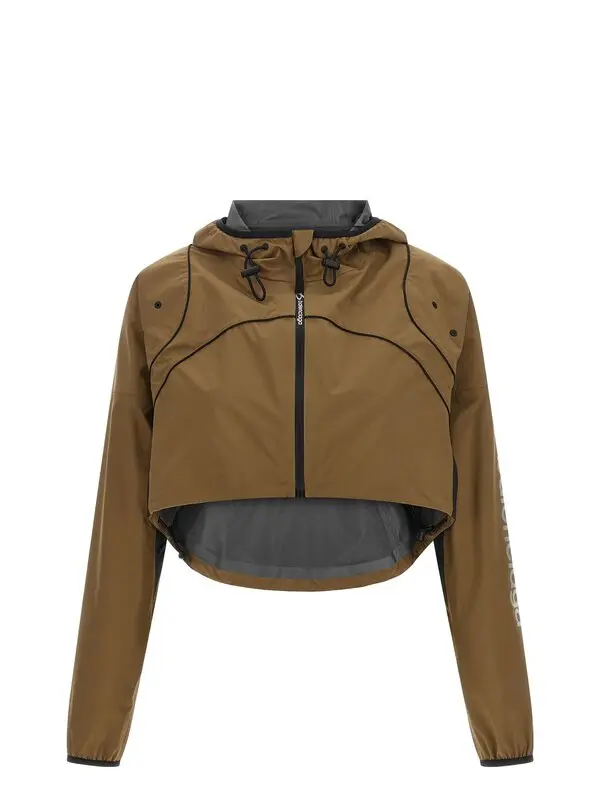 Balenciaga Techwear' Hoodie - Brown