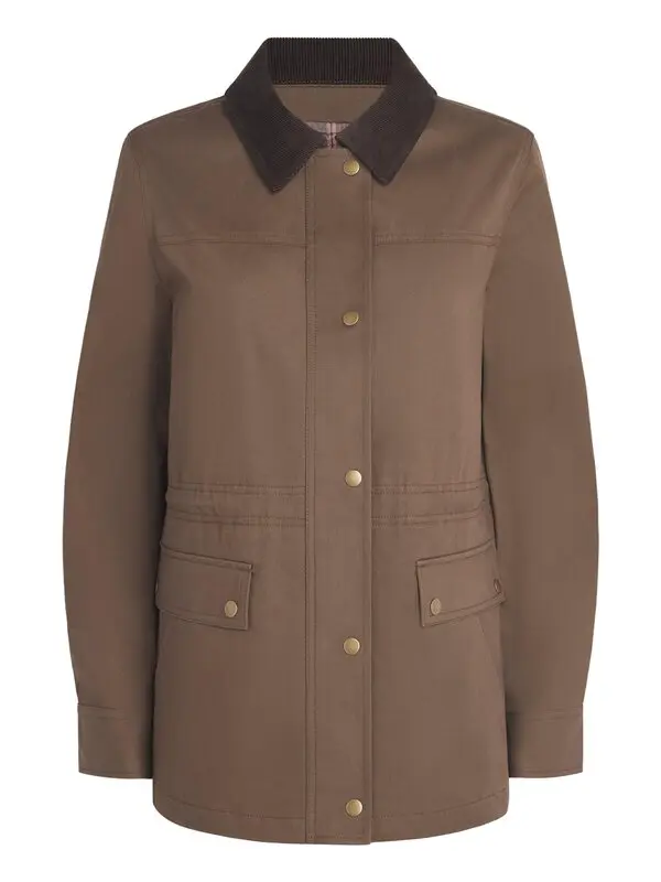Paige Cotton Horizon Jacket - Brown