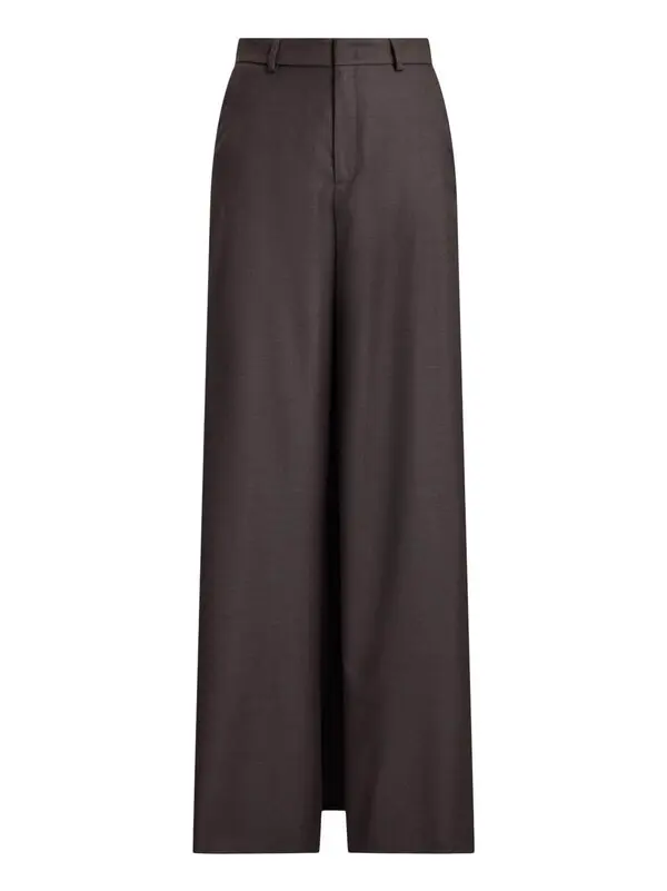 Ralph Lauren Wool-silk Elba Trousers - Brown