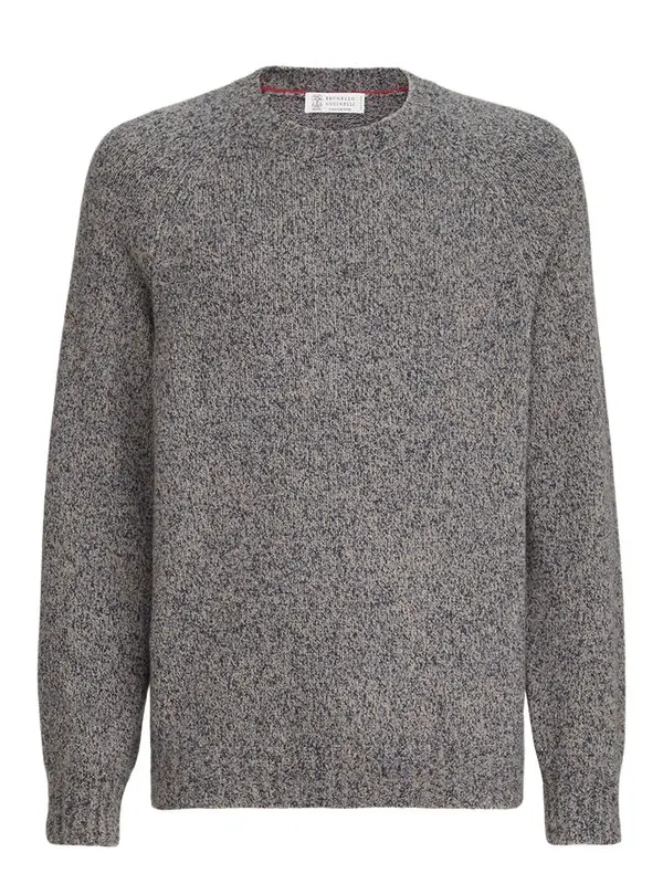 Brunello Cucinelli Virgin Wool-silk-cashmere Sweater - Blue