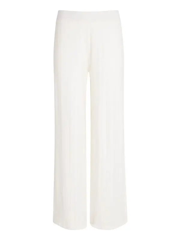 Eberjey Pointelle Knitted Trousers - Ivory