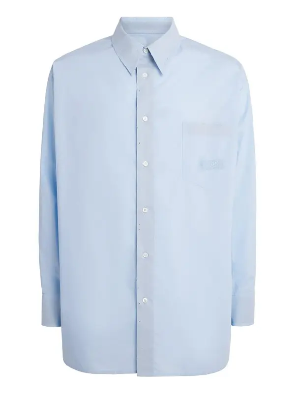 MAISON MARGIELA Cotton Shirt - Blue