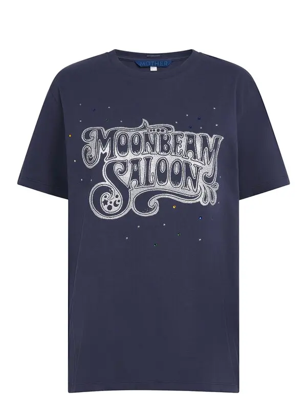 MOTHER The Rowdy Cotton T-shirt - Navy