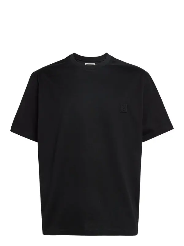 WOOYOUNGMI Cotton Graphic Print T-shirt - Black