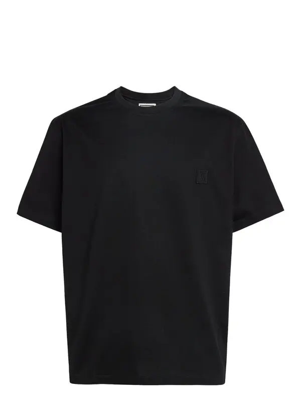 WOOYOUNGMI Cotton Graphic Print T-shirt - Black