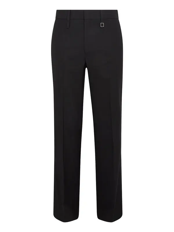 WOOYOUNGMI Wool Straight Trousers - Black