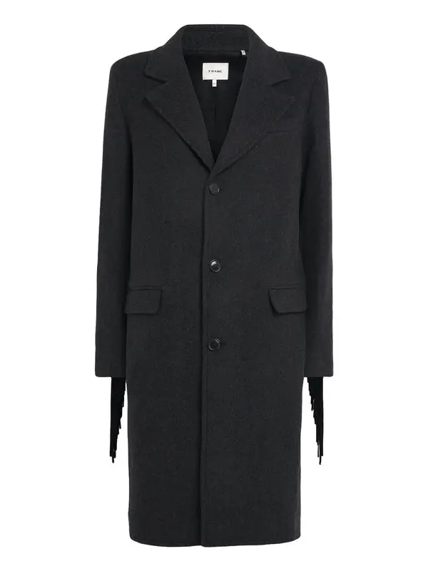 FRAME Wool-blend The Rodeo Coat - Black