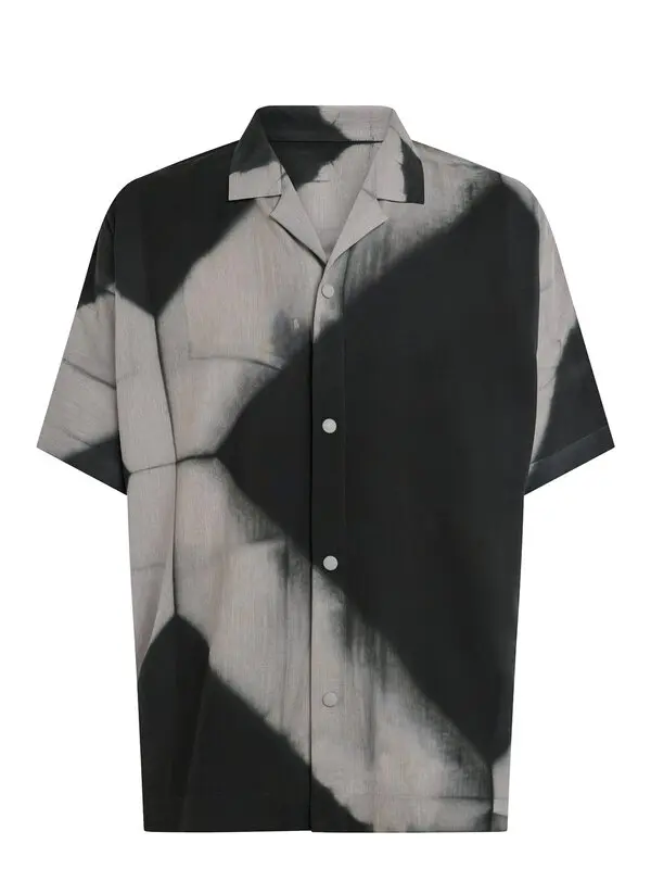 Issey Miyake Itajime Print Shirt - Black