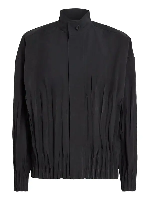 Issey Miyake Gathered Waft Jacket - Black