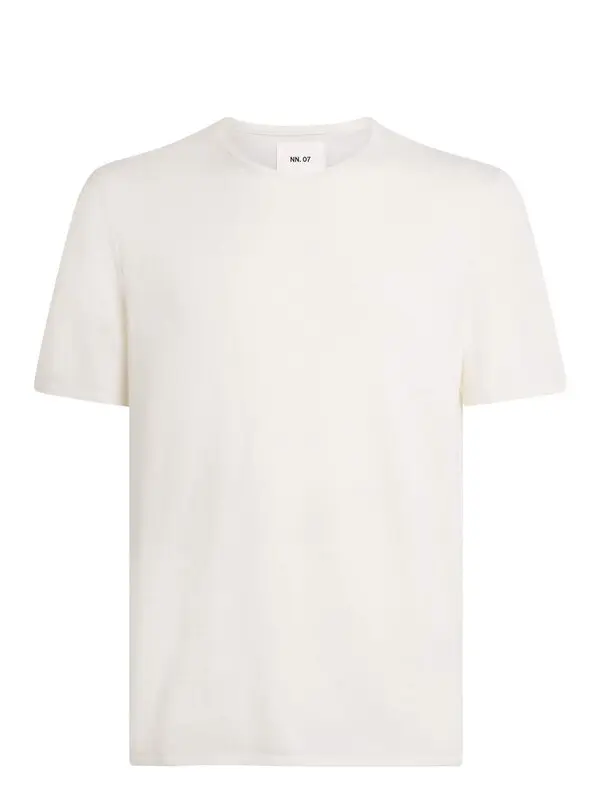 NN.07 Organic Cotton-cashmere Bari T-shirt - Ivory