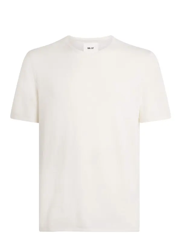 NN.07 Organic Cotton-cashmere Bari T-shirt - Ivory