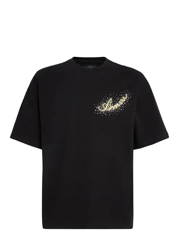 Amiri Cotton Eagle T-shirt - Black
