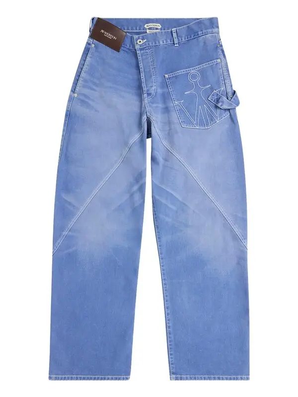 JW Anderson Twisted Workwear Jeans - Blue