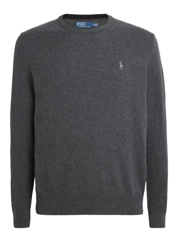 Polo Ralph Lauren Wool Polo Pony Sweater - Black