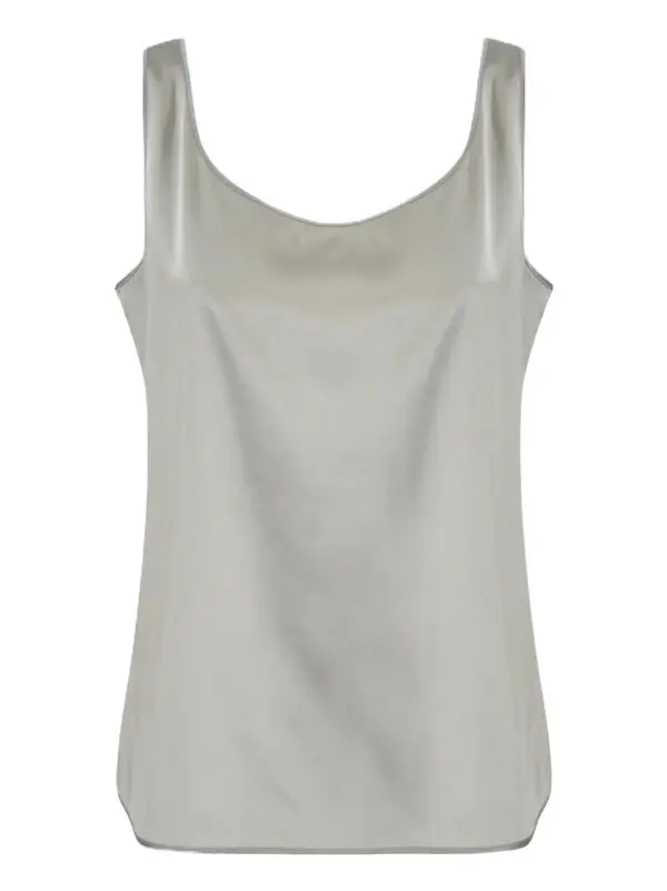 Max Mara Crew Neck Vest - Gray