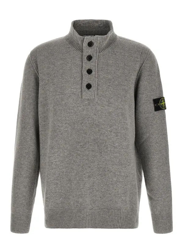 Stone Island 5100040' Sweater - Gray