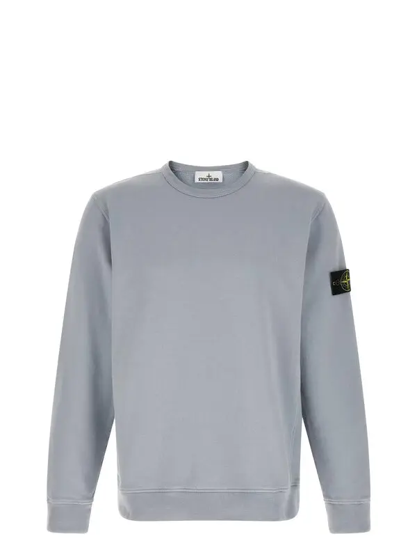 Stone Island Badge Sweatshirt - Gray