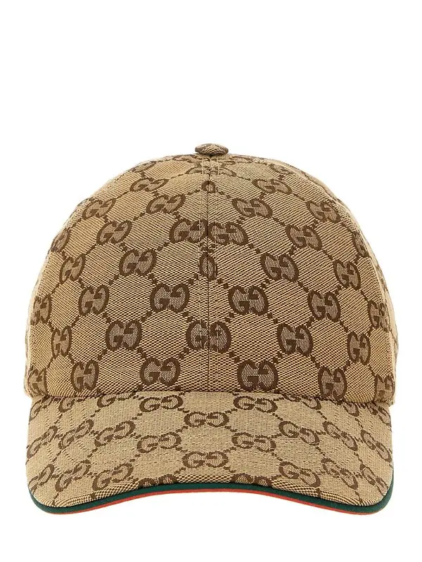 Gucci Gg Fabric Cap - Cream