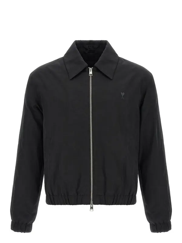 AMI Paris De Coeur' Jacket - Black