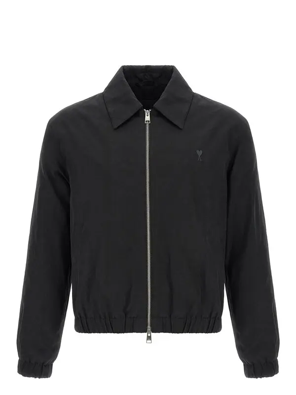 AMI Paris De Coeur Jacket - Black