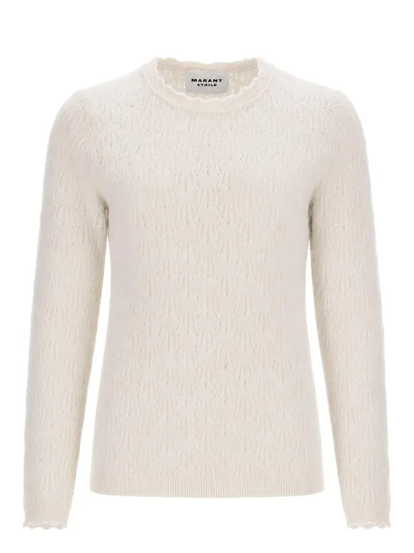 MARANT ETOILE Maglia "obeline" In Alpaca - Beige