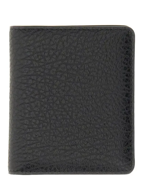 MAISON MARGIELA Portafoglio Bifold Compatto "four Stitches - Black