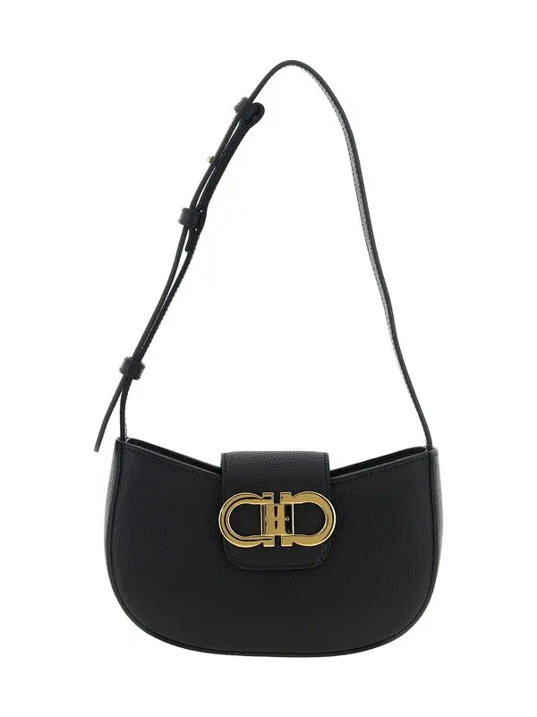 FERRAGAMO Gabry' Shoulder Bag - Black