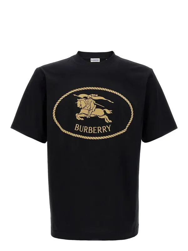 Burberry Knight Stamp' T-shirt - Black