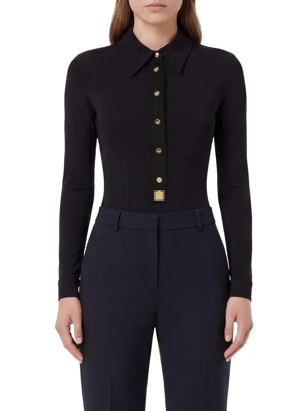 Elisabetta Franchi Top - Black