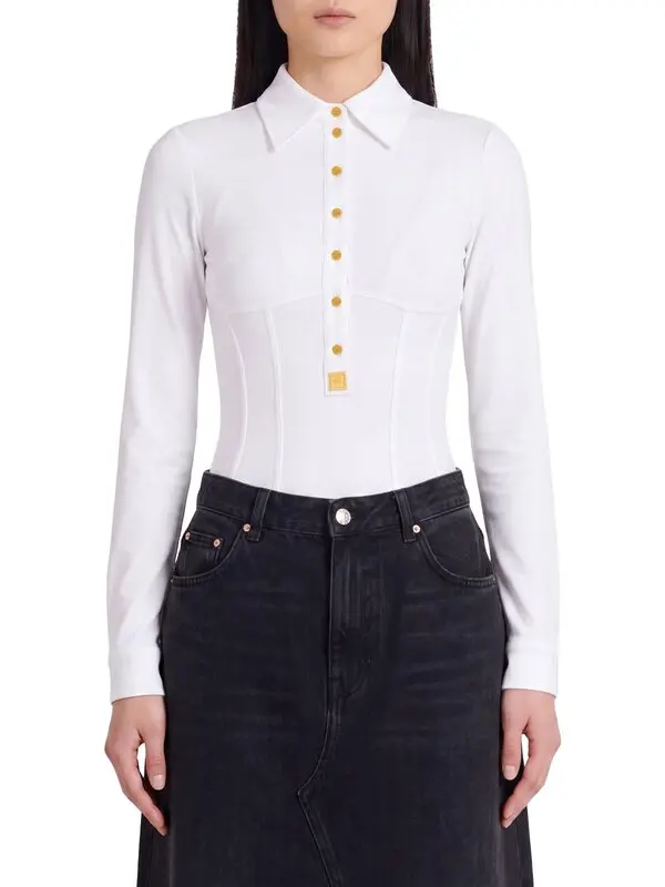 Elisabetta Franchi Top - Ivory