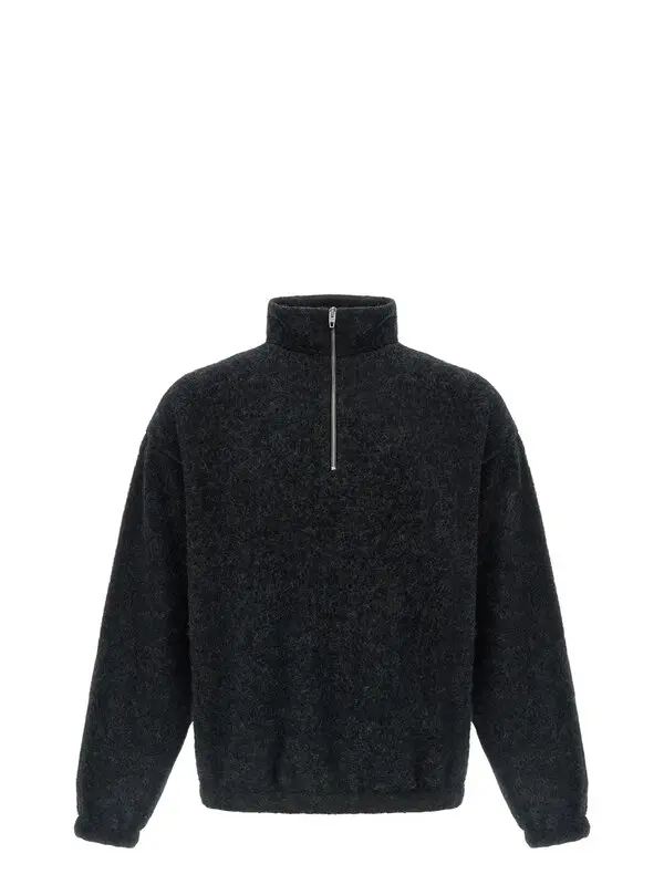 JIL SANDER Half-zip Sweatshirt - Gray