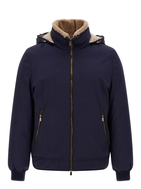Brunello Cucinelli Padded Jacket - Blue