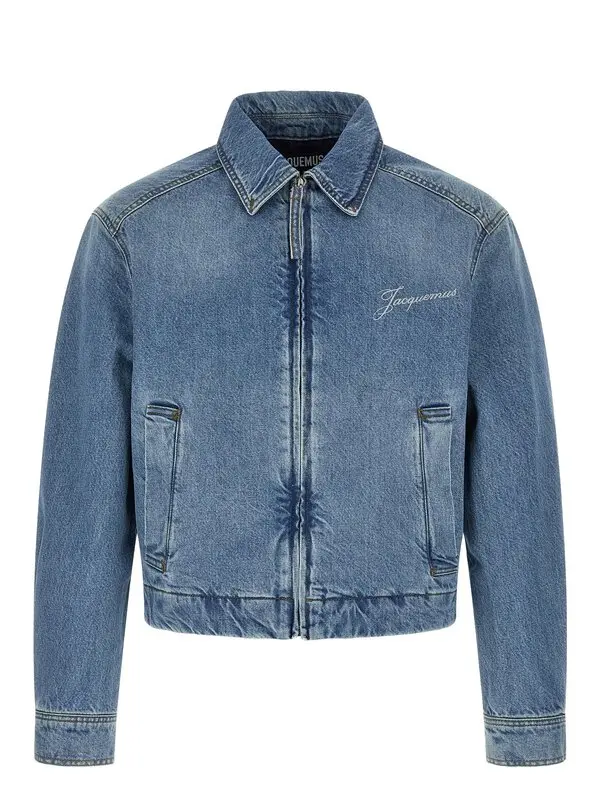 Jacquemus La Veste De-nîmes Canevas' Jacket - Blue