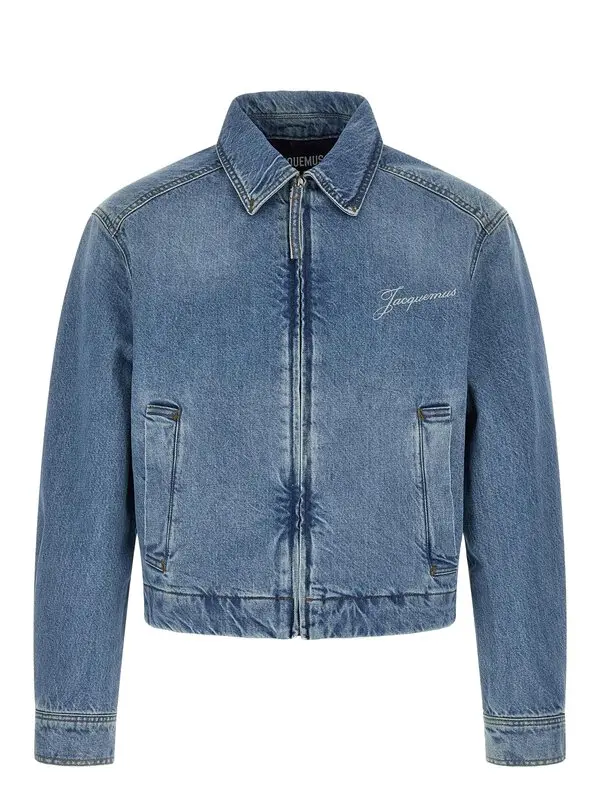 Jacquemus La Veste De-nîmes Canevas Denim Jacket - Blue