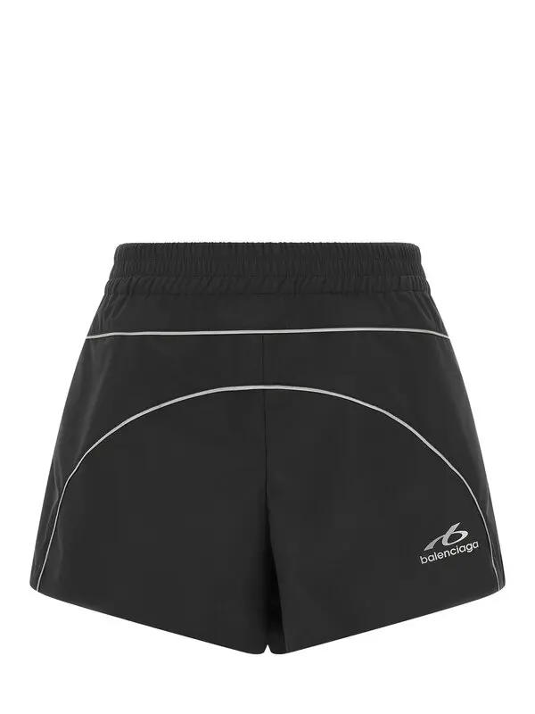 Balenciaga Techwear' Shorts - Black