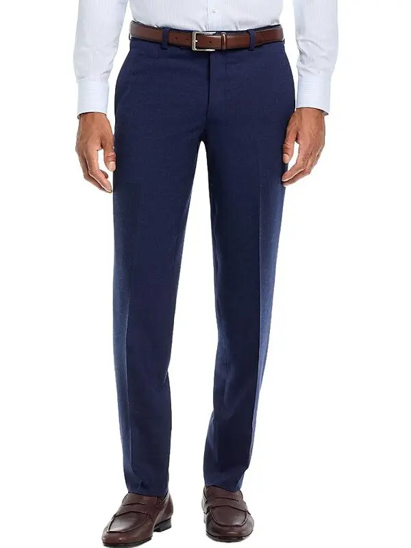 JACK VICTOR Stretch Flannel Trousers - Blue