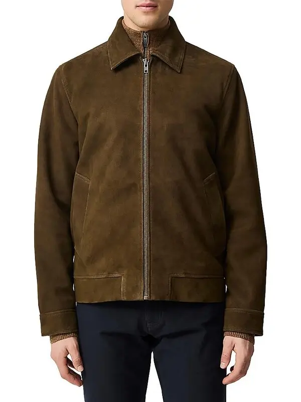 Rodd & Gunn Miro Bay Leather Jacket - Walnut
