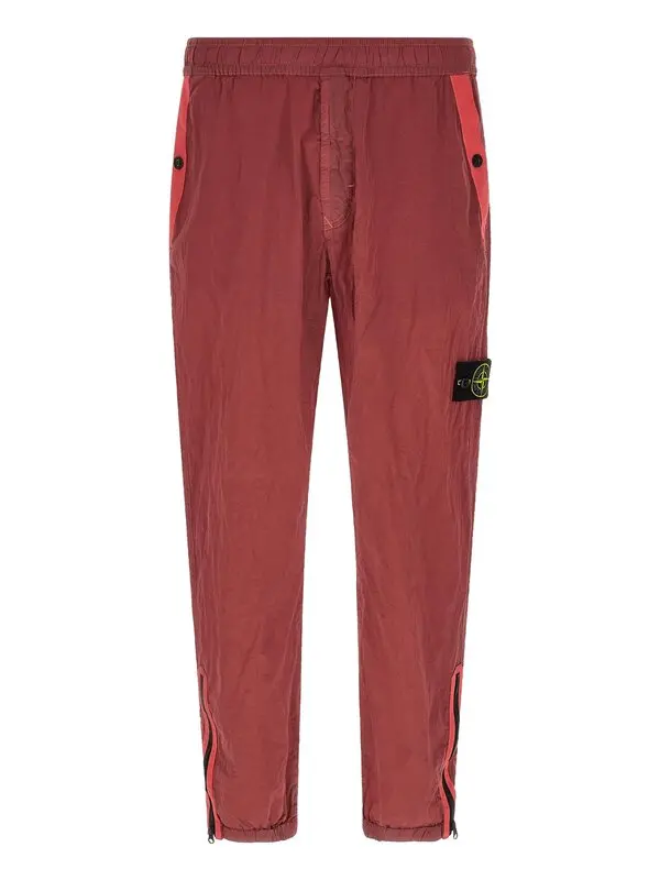 Stone Island 3100011' Joggers - Red