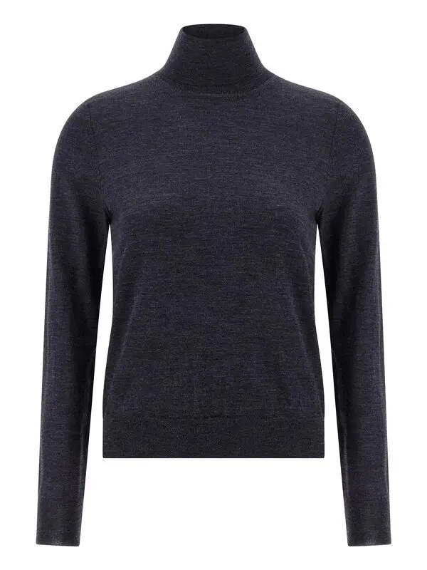 MAISON MARGIELA Wool Turtleneck Sweater - Blue