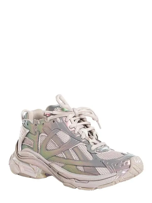 Balenciaga Runner Iridescent Sneakers - Bianco