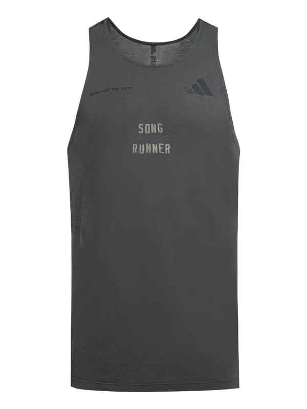 Adidas X Song For The Mute "song Runner" Tank Top - Carbon