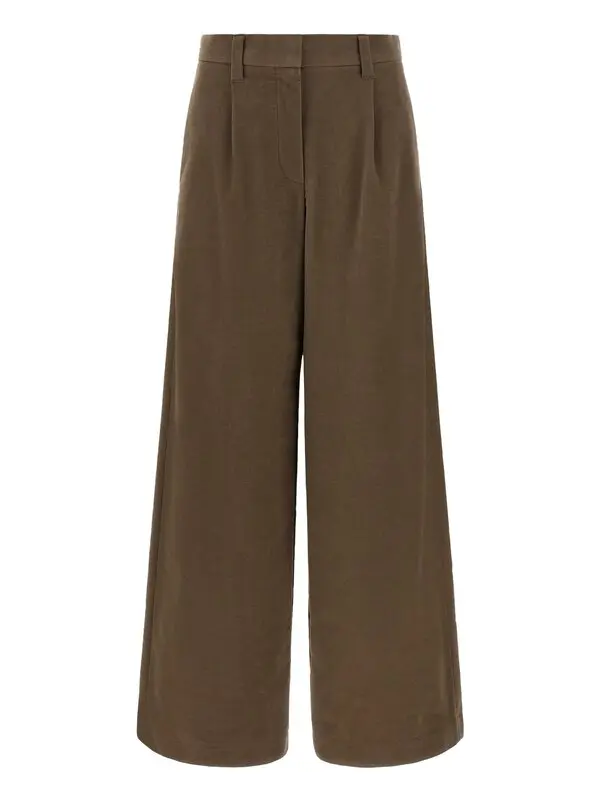 Brunello Cucinelli Fustagno Pants - Brown
