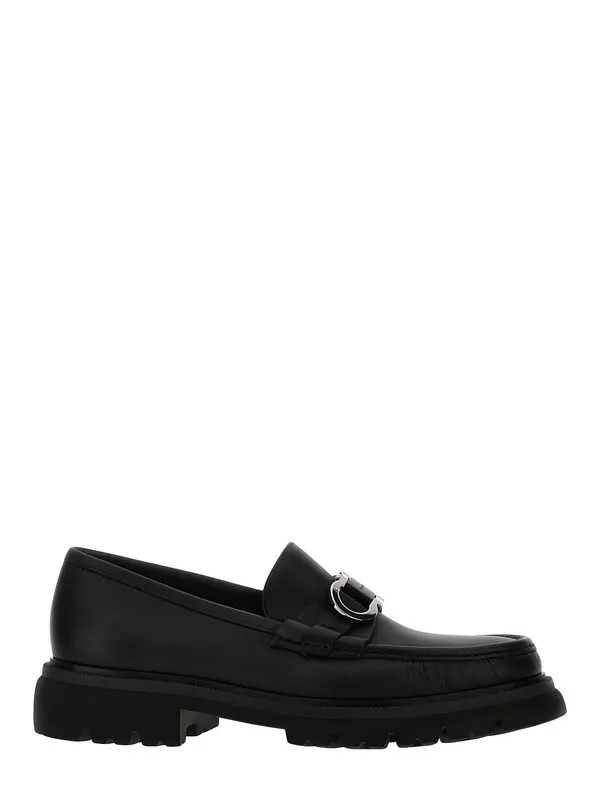 FERRAGAMO Cocoon' Loafers - Black