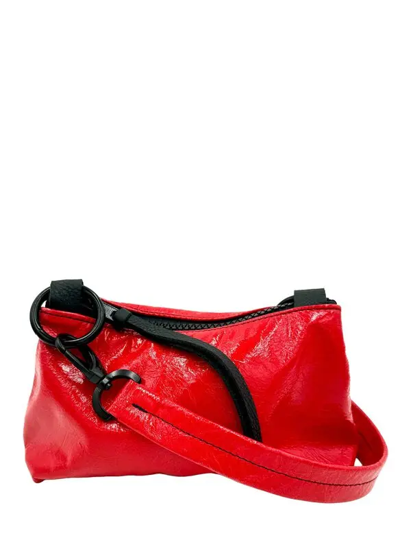 LYNN TALLERICO Amy Mini Shoulderbag In Patent Leather - Red