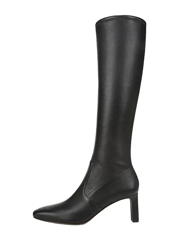 Vince Violette Leather Knee Boot - Black