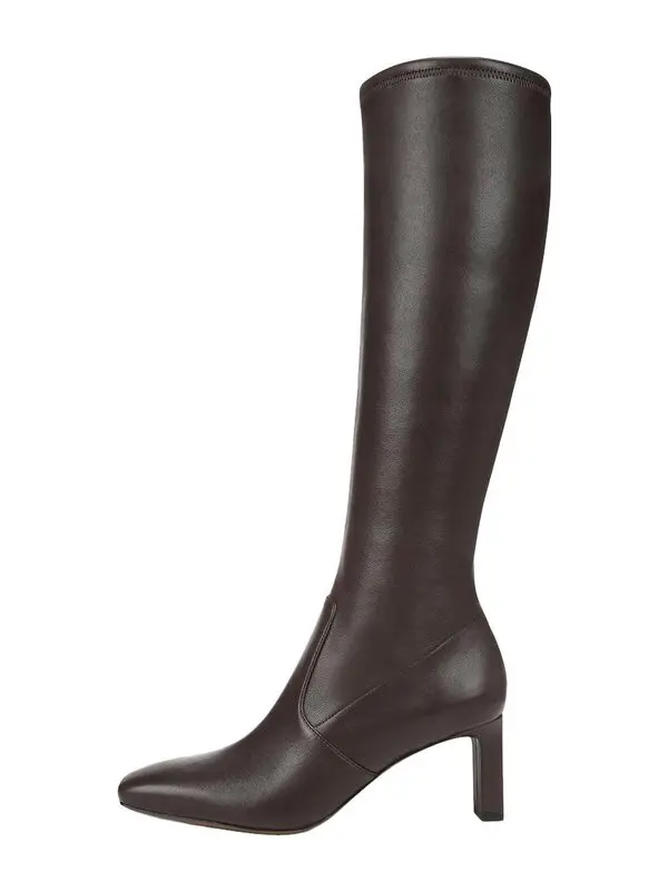Vince Violette Leather Knee Boot - Ganache