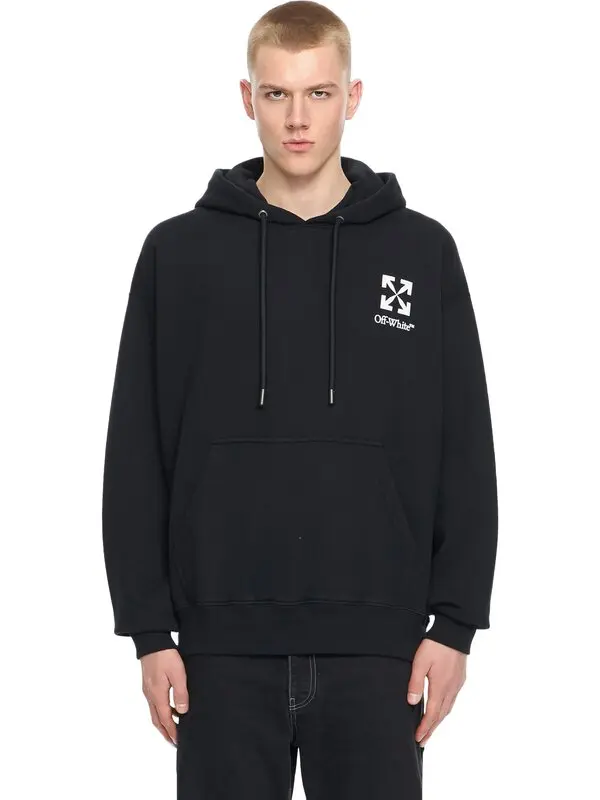 Off-White Small Arrow Skate Hoodie - Black