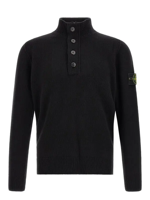 Stone Island 5100040 Sweater - Black