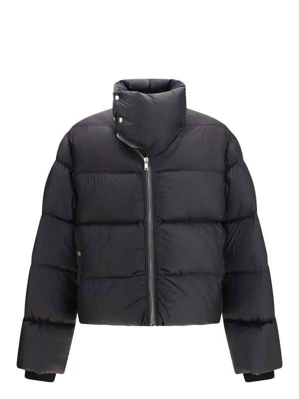 Rick Owens High-neck Padded Jacket - Black